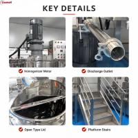 China Multifunctional High Speed Homogenizer Mixing Tank 1000L 2000L 3000L Shampoo Detergent Production for sale