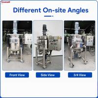 China Stainless Jacketed Homogenizing Mixing Tank 100L For Shampoo Liquid Soap for sale