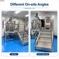 China 1000L Stainless Steel Homogenizing Mixing Tank Mayonnaise Tomato Sauce Blender for sale