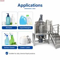 China 1000L Stainless Steel Homogenizing Mixing Tank Mayonnaise Tomato Sauce Blender for sale
