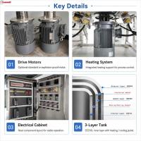China 100-10000L Shampoo Mixing Tank Liquid Soap Shower Gel Production Machine for sale
