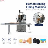 China Heated Wax Filling Machine Automatic Lip Balm Hair Wax Candle Deodorant Filler for sale