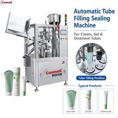 China Plastic Tube Filling Sealing Machine for Toothpaste Cream Lotion Cosmetic for sale