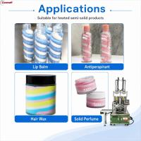 China Dual Color Spiral Cosmetic Filling Machine Body Lotion Cream Candy Floss Filler for sale