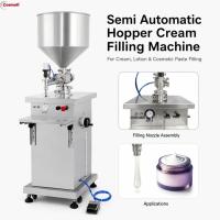 China Semi Automatic Pneumatic Piston Filling Machine Cream Shampoo Lotion Paste Filler for sale