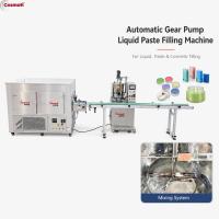 China Automatic Heated Gear Pump Filling Machine Deodorant Balm Cream Candle Paste Filler for sale