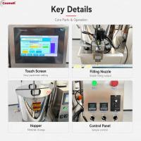 China Automatic Heated Gear Pump Filling Machine Deodorant Balm Cream Candle Paste Filler for sale