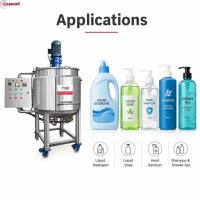 China Conditioner Shower Gel Shampoo Mixing Tank Liquid Soap Detergent Homogenizing Mixer for sale