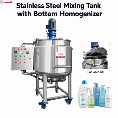 China Conditioner Shower Gel Shampoo Mixing Tank Liquid Soap Detergent Homogenizing Mixer for sale