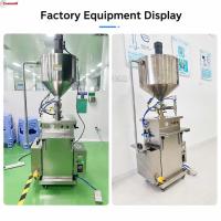 China Semi Automatic Hot Melt Filling Machine For Palm Wax Solid Perfume Candle Lip Balm for sale
