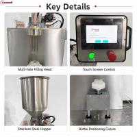 China Single Color 3D Pearl Filling Machine Eye Cream Serum Foundation Cosmetic Filler for sale