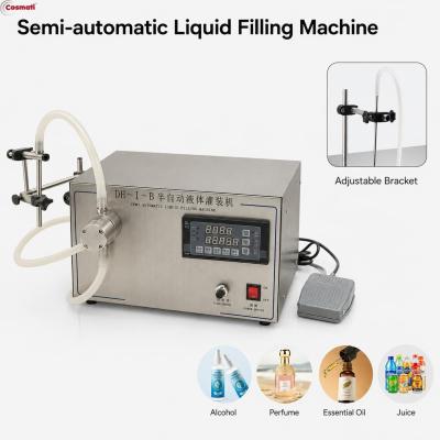 China Magnetic Pump Filling Machine Perfume Essential Oil Desktop Dual Head Filler for sale