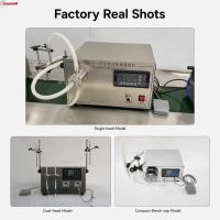 China Magnetic Pump Filling Machine Perfume Essential Oil Desktop Dual Head Filler for sale