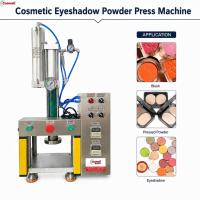 China Semi Automatic Eyeshadow Powder Press Machine Face Blush Cosmetic Compactor for sale