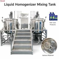 China Shampoo Conditioner Body Wash Hand Sanitizer Homogenizer Mixing Equipment 1000L for sale