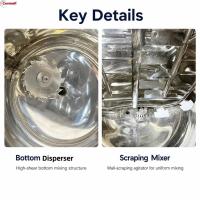China Shampoo Conditioner Body Wash Hand Sanitizer Homogenizer Mixing Equipment 1000L for sale