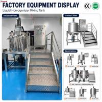 China 500L Heated Liquid Soap Detergent Mixing Tank Hand Soap High Shear Homogenizer for sale