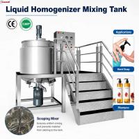 China 500L Heated Liquid Soap Detergent Mixing Tank Hand Soap High Shear Homogenizer for sale