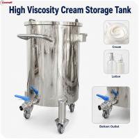 China 150L Mobile Sanitary Buffer Tank Shampoo Detergent Oil Cosmetic Liquid Storage for sale