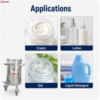 China 150L Mobile Sanitary Buffer Tank Shampoo Detergent Oil Cosmetic Liquid Storage for sale