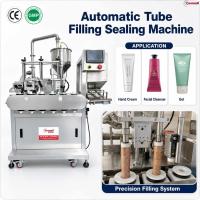 China Gel Cream Ointment Cosmetic Automatic Ultrasonic Tube Filler Sealer Packaging for sale