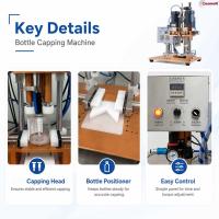 China Semi Automatic Four Wheel Screw Capping Machine Pump Bottle Jar Lid Capper for sale
