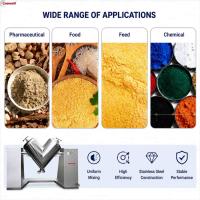 China 100kg V Shape Powder Mixer Cosmetic Food Chemical Dry Powder Mixing for sale