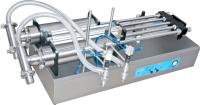 China Semi-automatic Horizontal Pneumatic Liquid Filling Table Top Filling Machine for sale