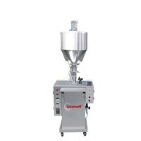 China Semi-automatic honey oil shampoo lotion water juice gel hand sanitizer bottle liquid filling machine for sale
