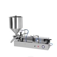 China Semi-automatic honey oil shampoo lotion water juice gel hand sanitizer bottle liquid filling machine for sale