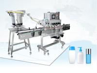 China Automatic Essential Oil Dropper Bottle Cap Tightening Screw Lid Vial Capping Machines With Cap Feeder For Glass Jars for sale
