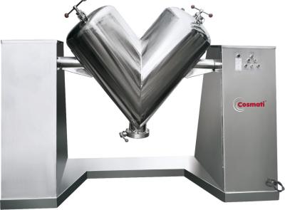 China Cosmati High Quality V Shape Powder Mixer Whey Protein Powder Chemical Powder Mixing equipment for sale