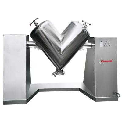 China Stainless Steel V-Mixer Powder Material Mixing Particle High Speed Mixer equipment for sale