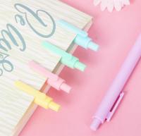 China Neutral Pen Cartoon Neutral Pen Water Pen High Beauty Candy Color Office Stationery Plastic pen for sale