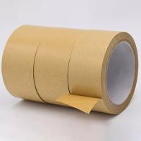 China Customised Flatback Hot Melt Kraft Paper Tape 50mmx150m for sale