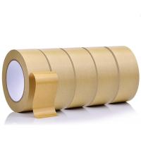 China Customised Flatback Hot Melt Kraft Paper Tape 50mmx150m for sale