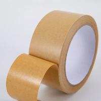 China Customised Flatback Hot Melt Kraft Paper Tape 50mmx150m for sale