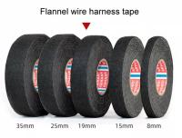 China 32mm Flannelette Harness Packing Adhesive Tape Temperature Resistance for sale