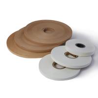 China Hot Melt Glue Gummed Kraft Paper Adhesive Tape Veneer For Package Sealing for sale