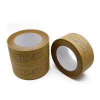 China 1000m Printed Self Adhesive Kraft Paper Gummed Tape for Carton Packing for sale