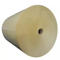 China 120mic Poly Coated Kraft Paper Jumbo Roll Environmental Friendly for sale