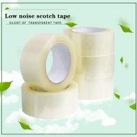 China Low Noise Transparent Acrylic BOPP Adhesive Tape For Office Packaging for sale