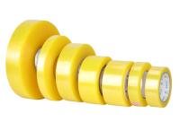 China Self Adhesive Clear Yellow Electrical Tape For Express Packing 40m for sale