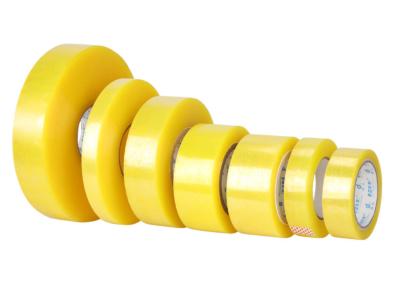 China Custom BOPP Adhesive Tape Clear Yellow Electrical Tape for sale