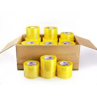 China Transparent Yellow BOPP Adhesive Tape for Packing for sale