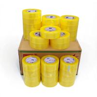 China Transparent Yellow BOPP Adhesive Tape for Packing for sale