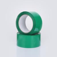 China Transparent Green BOPP Adhesive Tape Insulation Tape Green With Logo Printed for sale