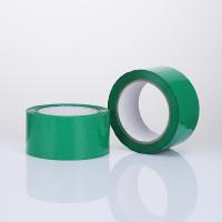 China Transparent Green BOPP Adhesive Tape Insulation Tape Green With Logo Printed for sale