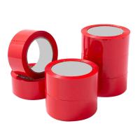 China Waterproof Red Bopp Tape Bopp Carton Sealing Tape anti Corrosion for sale