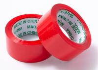 China Waterproof Red Bopp Tape Bopp Carton Sealing Tape anti Corrosion for sale